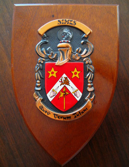 Objects of legacy belonging to Alfred Simes
